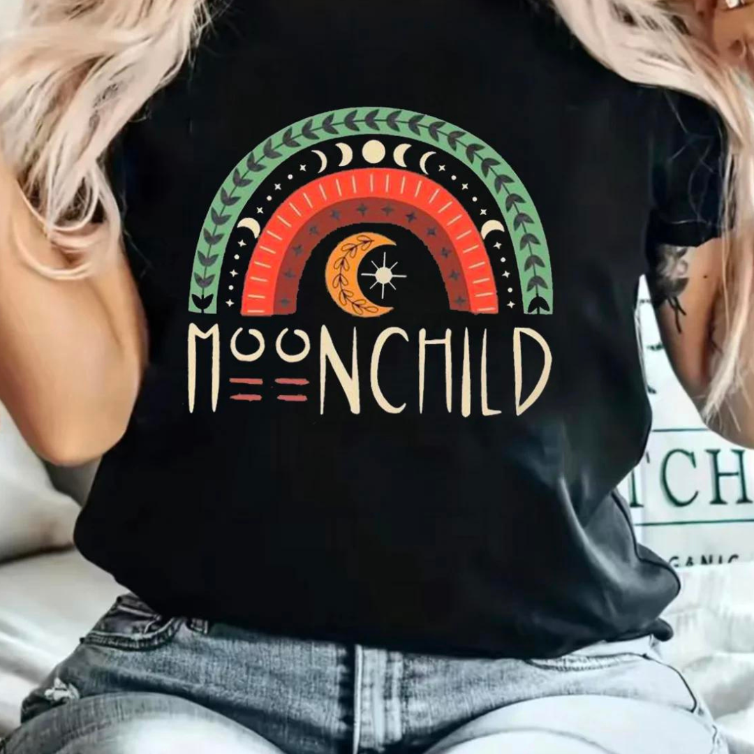 Moonchild Rainbow T-shirt – Witch At Heart
